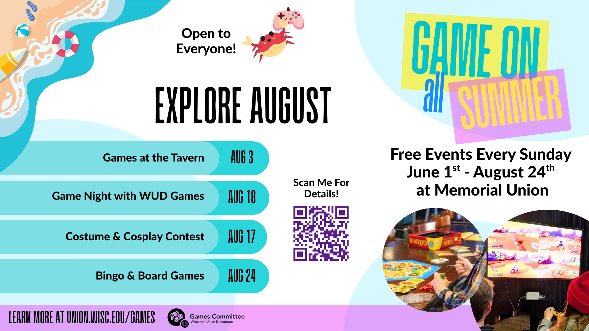 Games at the Tavern | Wisconsin Union