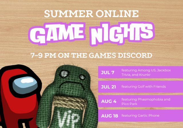 Summer Online Game Night with WUD Games | Wisconsin Union